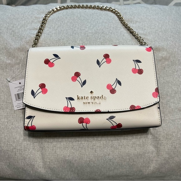 kate spade | Bags | Nwt Kate Spade Carson Dancing Cherry Purse | Poshmark
